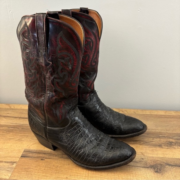 Lucchese | Shoes | Lucchese Exotic Alligator Belly Leather Handmade ...